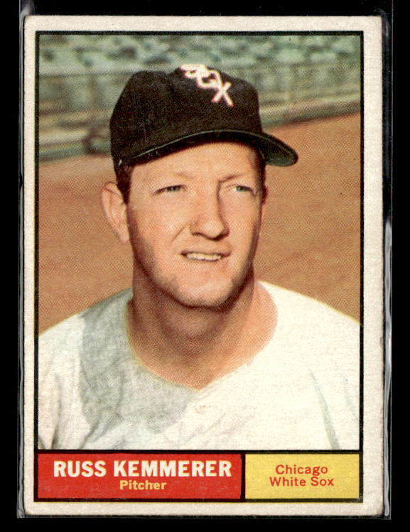1961 Topps #56 Russ Kemmerer VG | eBay