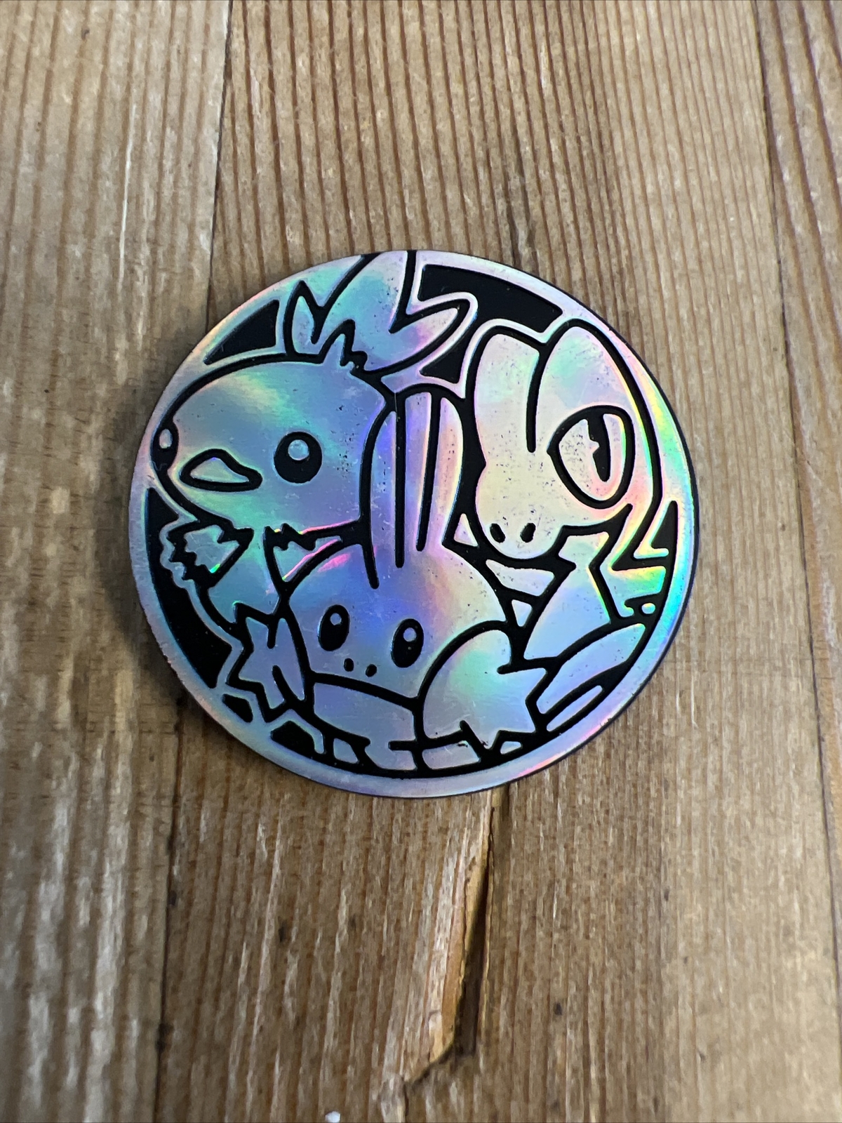 Silver Torchic Mudkip Treecko Pokemon TCG Coin | eBay
