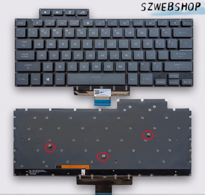New US Keyboard Backlight for ASUS Zephyrus ROG 15 GA503 16 G16 GU603 ...