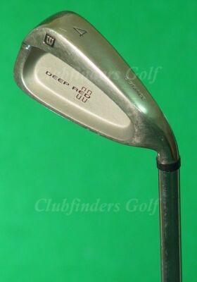 Wilson Deep Red II Distance Single 4 Iron Factory Step Control Steel ...