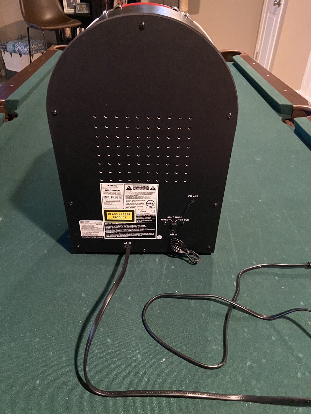 Victrola VJB-125 Retro Countertop Jukebox With CD Player and Bluetooth ...