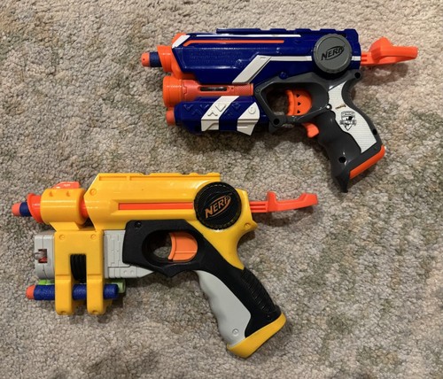 Nerf N-Strike Nite Finder EX-3 Single Shot Dart Blaster Pistol - Yellow ...