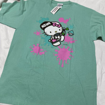 Discontinued 17SS XL Splatoon 2 Sanrio Collaboration T-shirt Hello ...
