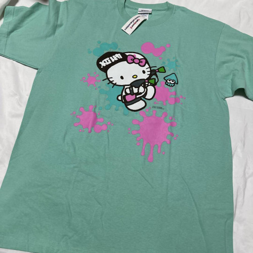 Discontinued 17SS XL Splatoon 2 Sanrio Collaboration T-shirt Hello ...