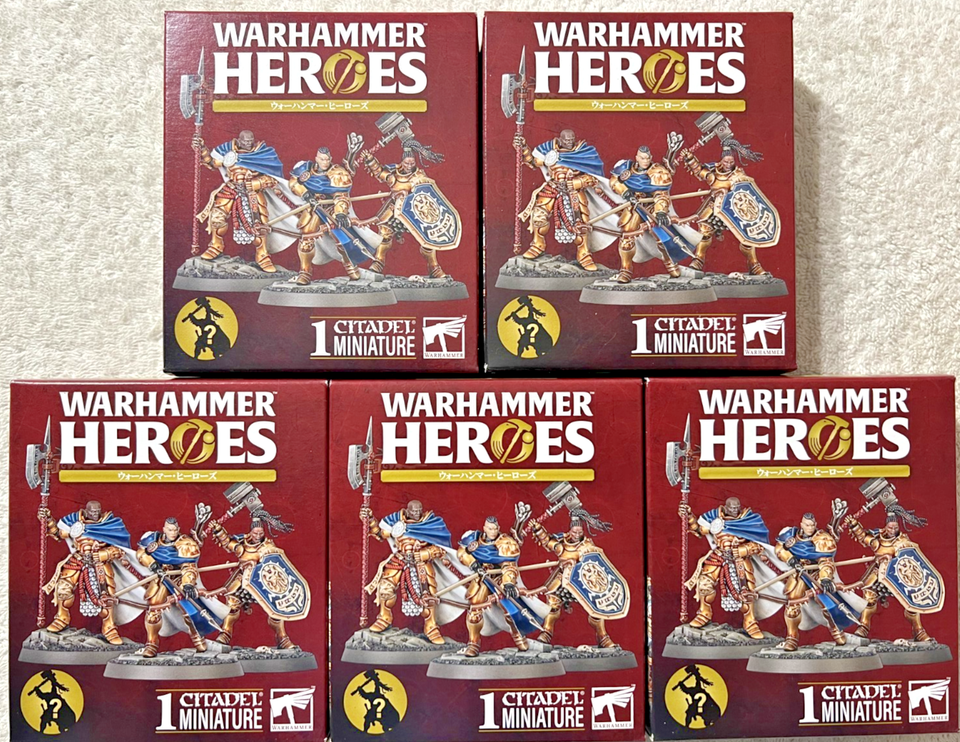 WARHAMMER HEROES CITADEL MINIATURE LOT OF 5 UNOPENED BOXES **NEW** | eBay