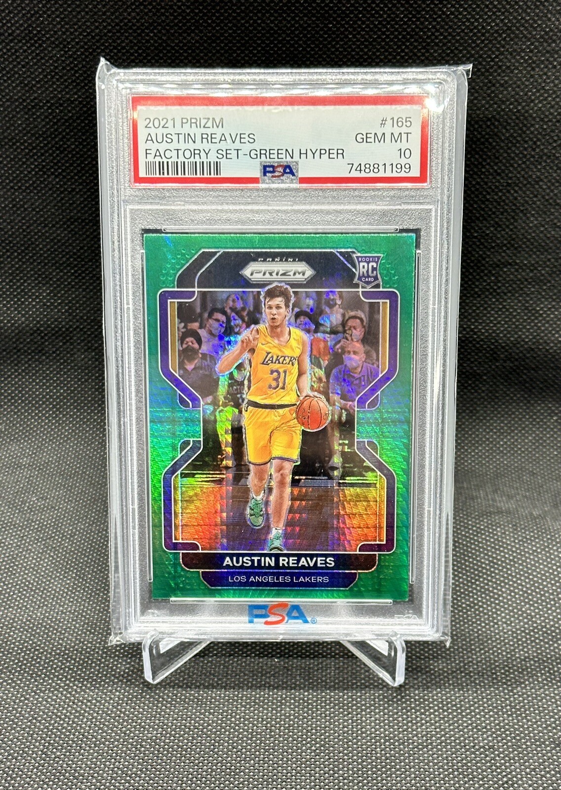 2021-22 Panini Prizm - Green Hyper Prizm #165 Austin Reaves (RC) for ...