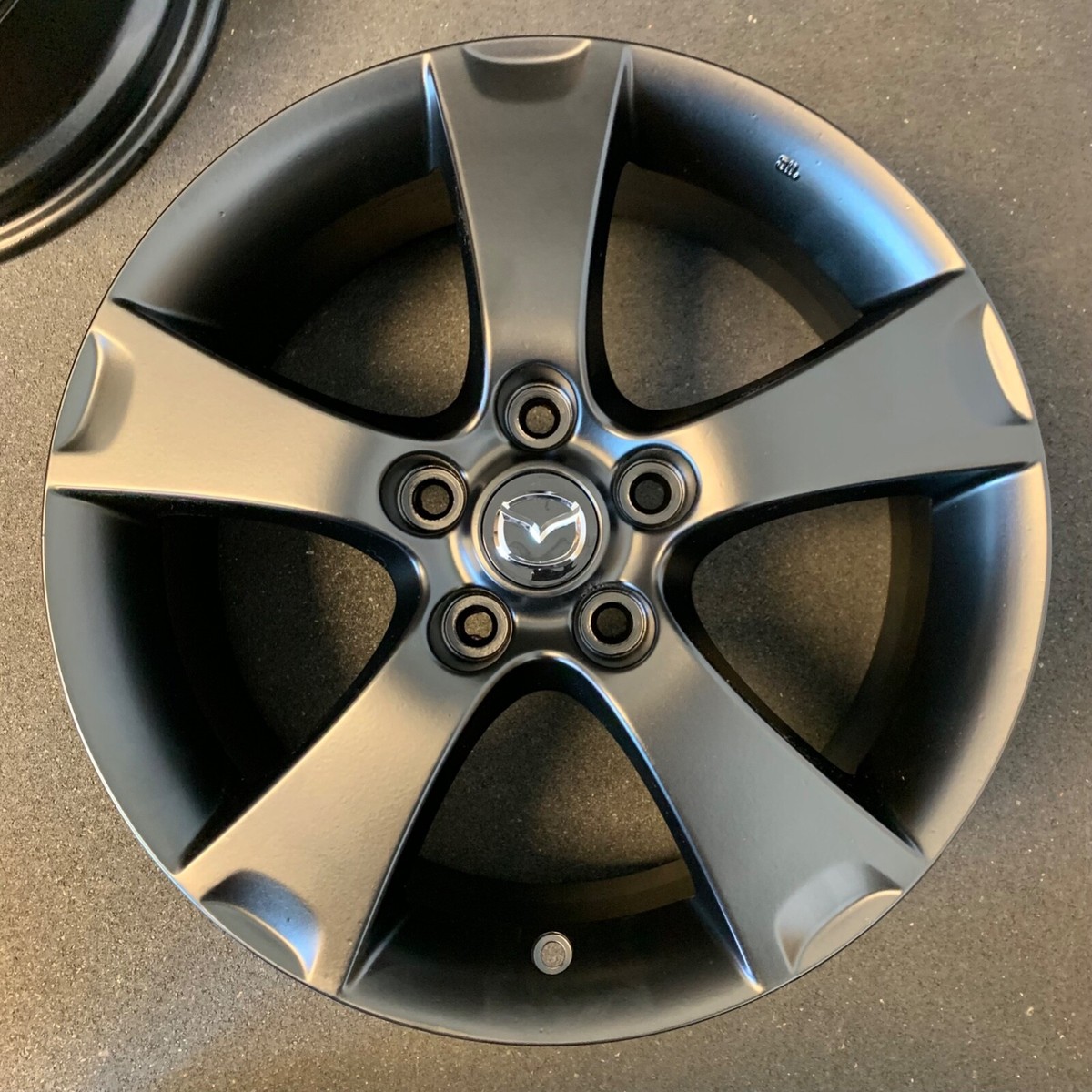 Satin Black Powder Coat Rims
