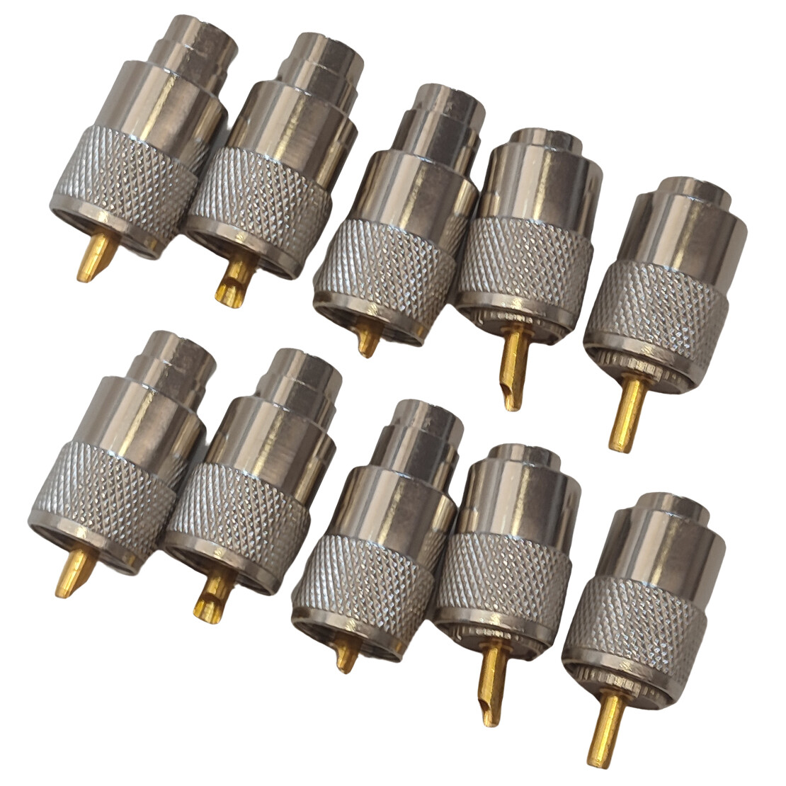 20stk PL259 Koax UHF Stecker Verbinder Adapter passt für RG58 RG8 RG59 ...