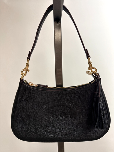 Coach Black Leather Teri Shoulder Bag J2357-CM084 NWOT | eBay