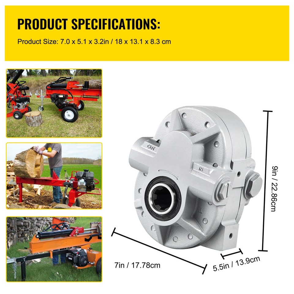 Hydraulic Tractor PTO Pump GP-PTO-A-7-6-S 16.6 GPM 540 RPM 9-8902-7 | eBay