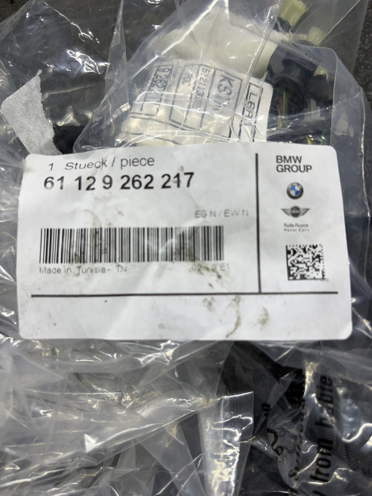 BMW NEW GENUINE F01 F02 F03 LCI FRONT PDC PARKING SENSORS WIRING ...