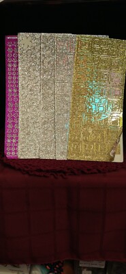 Elizabeth Crafts Designs Stickers Glitter Shapes 5 Sheets | eBay