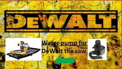 Masonry & Tile Saws - Water Pump