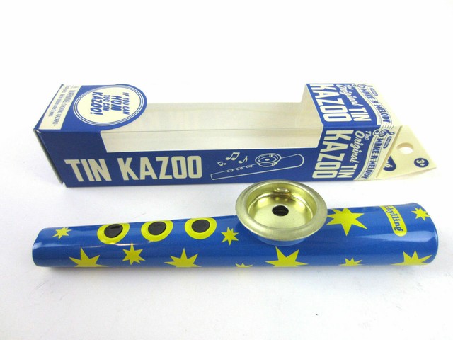 Green & Blue Kazoo by Schylling Instrument All Metal Hum Humming for ...