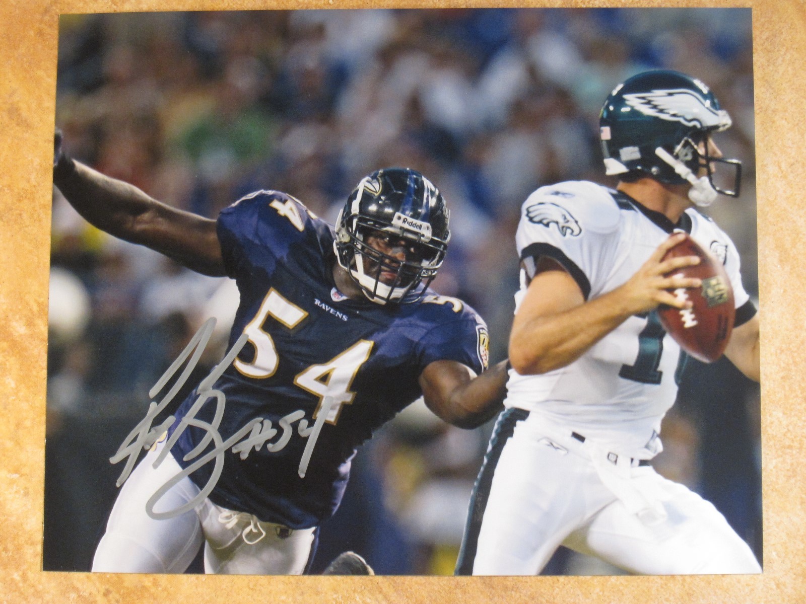 PRESCOTT BURGESS #54 SIGNED AUTOGRAPHED 8X10 PHOTO 2007-2011 BALTIMORE ...