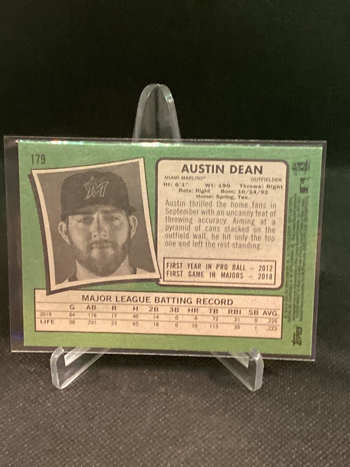 2020 TOPPS HERITAGE AUSTIN DEAN #179 | eBay