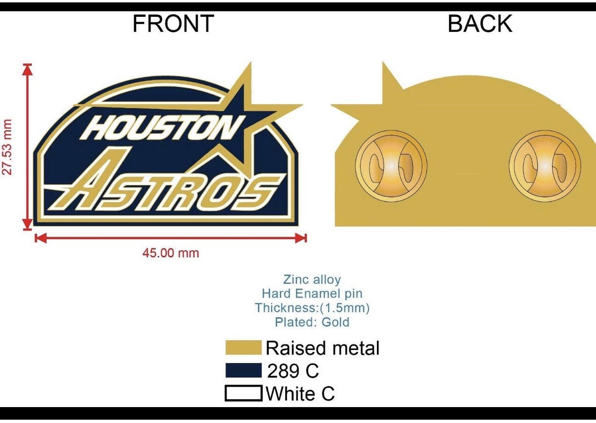 Houston Astros Logo All Pins