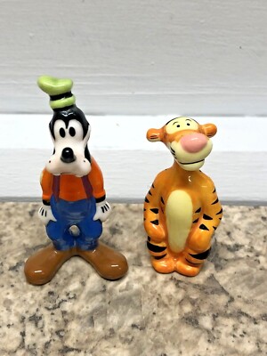 LOT Goofy & Tigger Vintage Disney 2.5" Ceramic Figurines | eBay