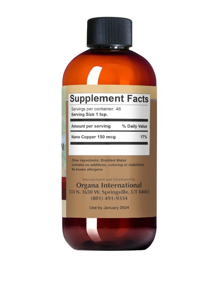 The BEST Nano Colloidal Copper Supplement! 8 oz 30 ppm of Nano Copper ...