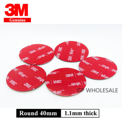 3M VHB Sticky Adhesive Round Pad Mounting Black Double Sided Tape 5952 ...