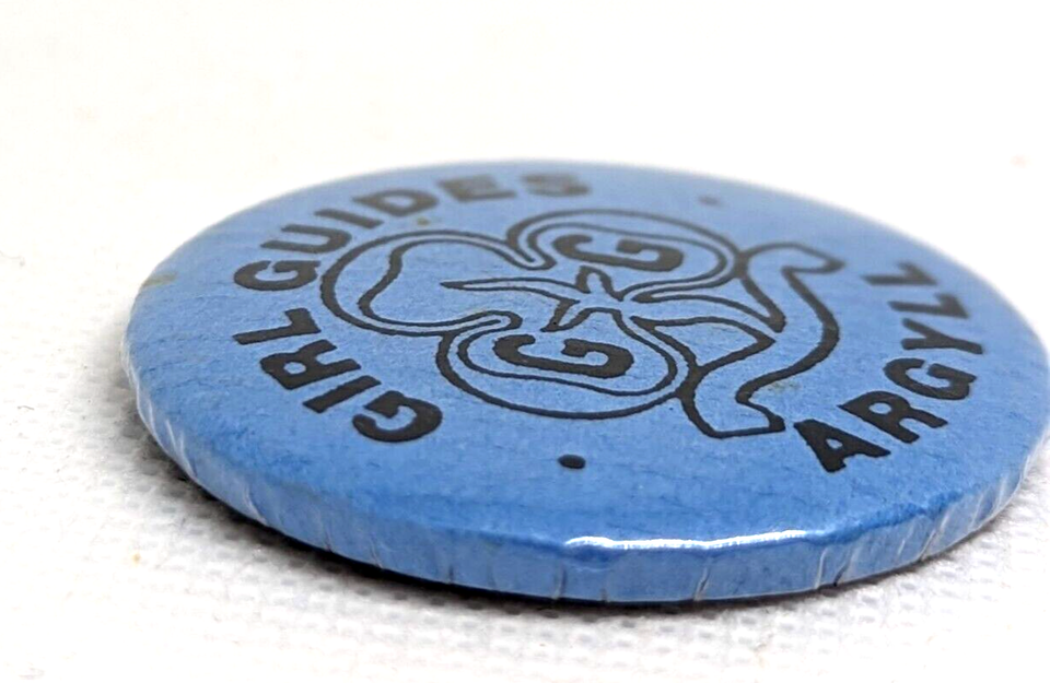 Vtg GIRL GUIDES Argyll Scotland Scounts UK 1960's 1970's Badge Pin (842 ...