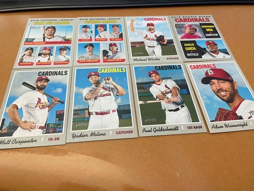 2019 Topps Heritage St Louis Cardinals Master Set (51)-SPs, Hi#s ...