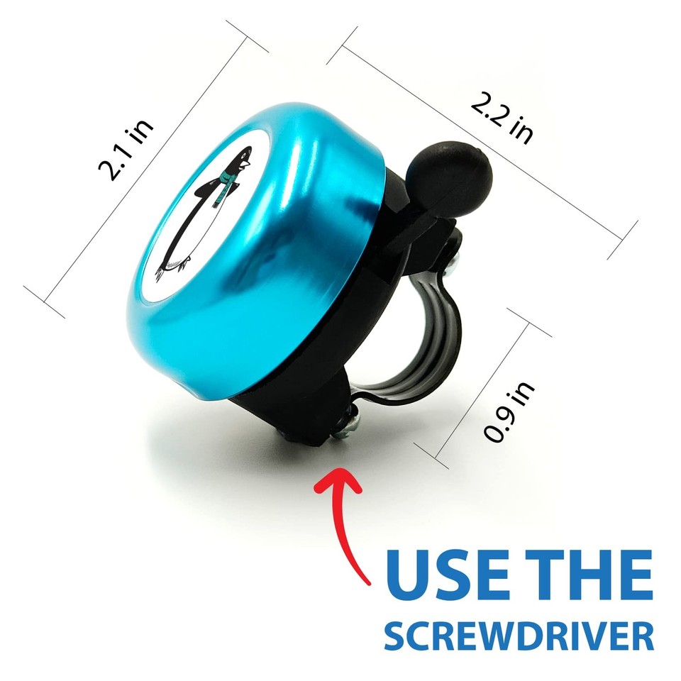 Bike Bell Loud Sound Adorable Animals Cute Cartoon Kid Girl Boy Cycling ...