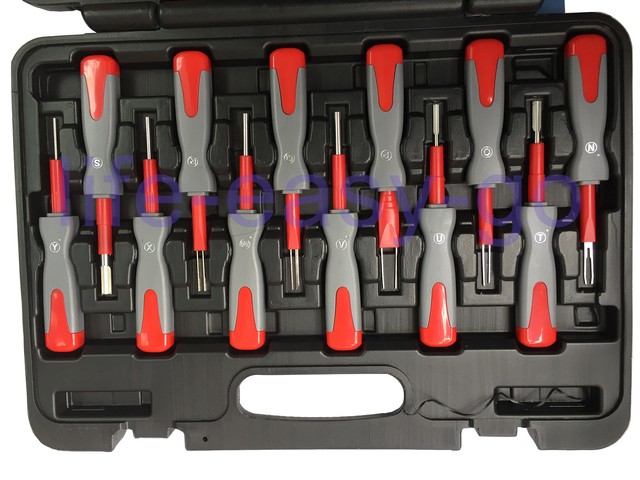 Auto Connector Pin Terminal Removal Tool Kit Release Extractor Puller ...