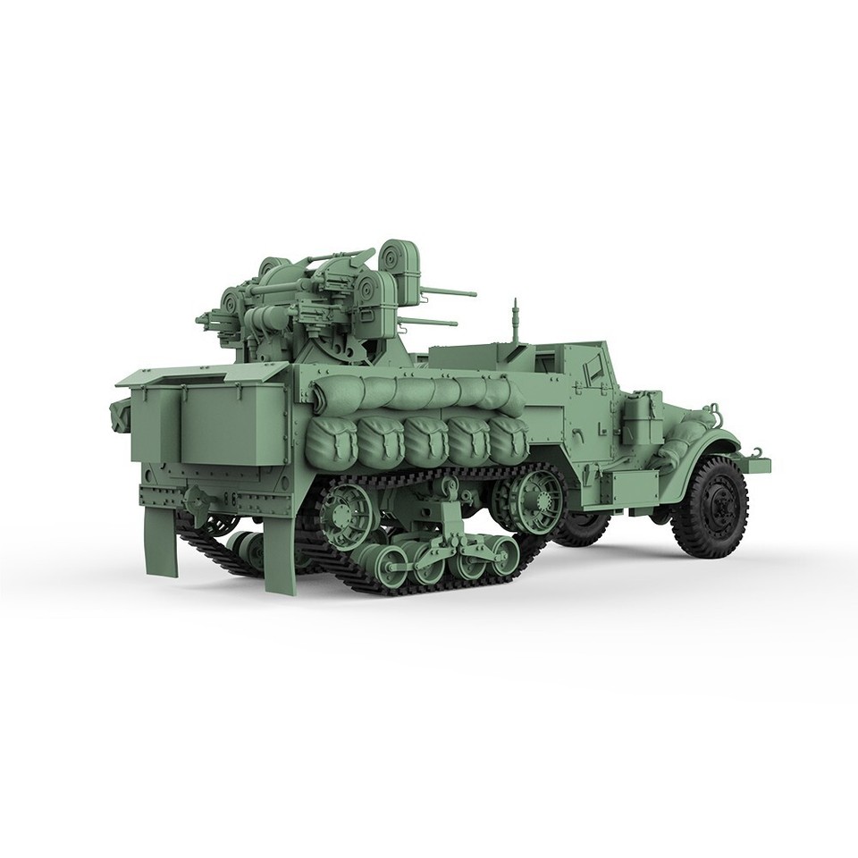 SSMODEL SS35552 1/35 Military Model Kit US M16 Multiple Gun Motor ...
