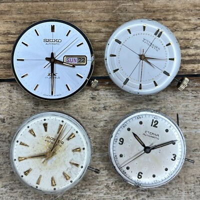 Mens Wrist Watch Movements - Wittnauer, Seiko, Eterna, Movado | eBay