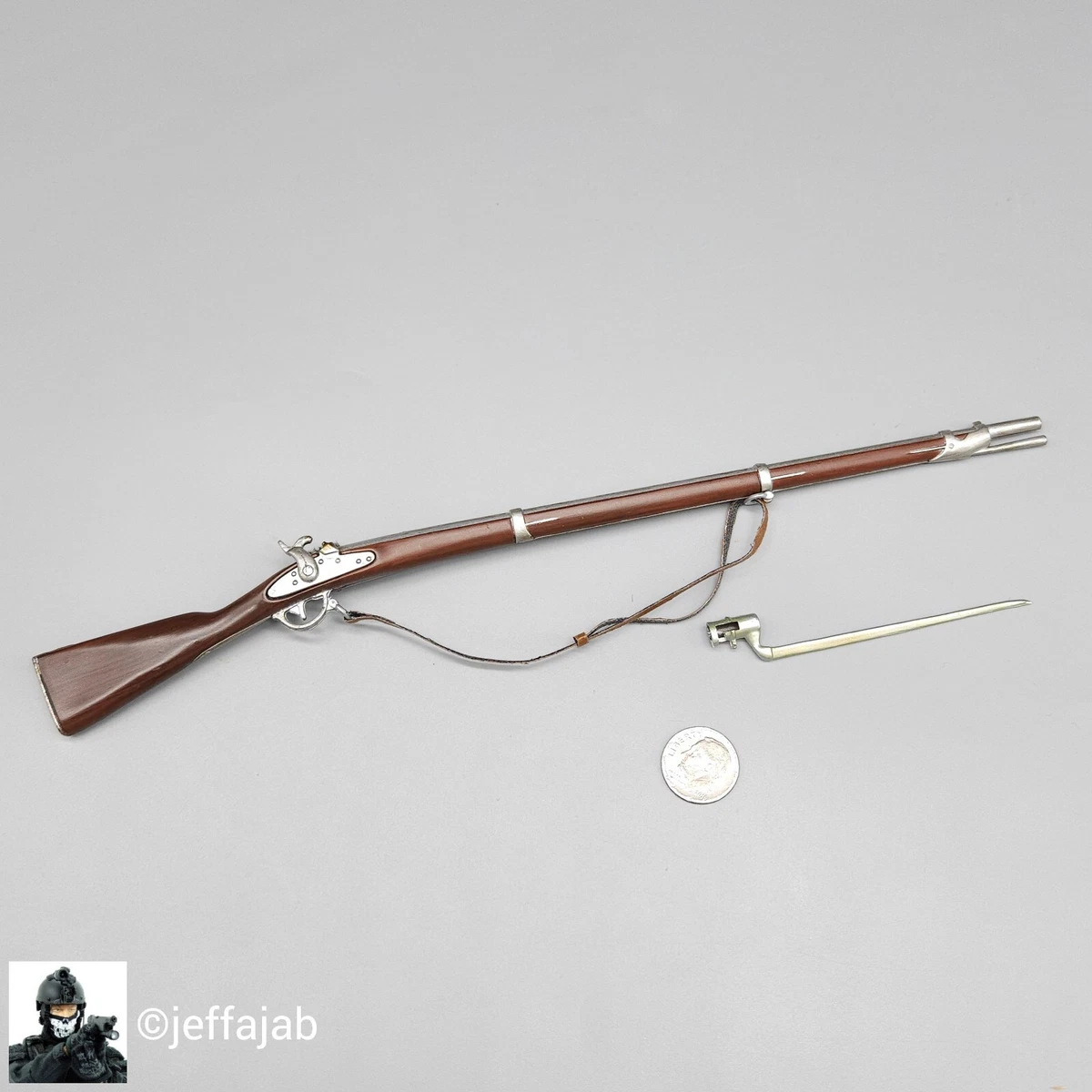 Revolutionary War Rifle With Bayonet