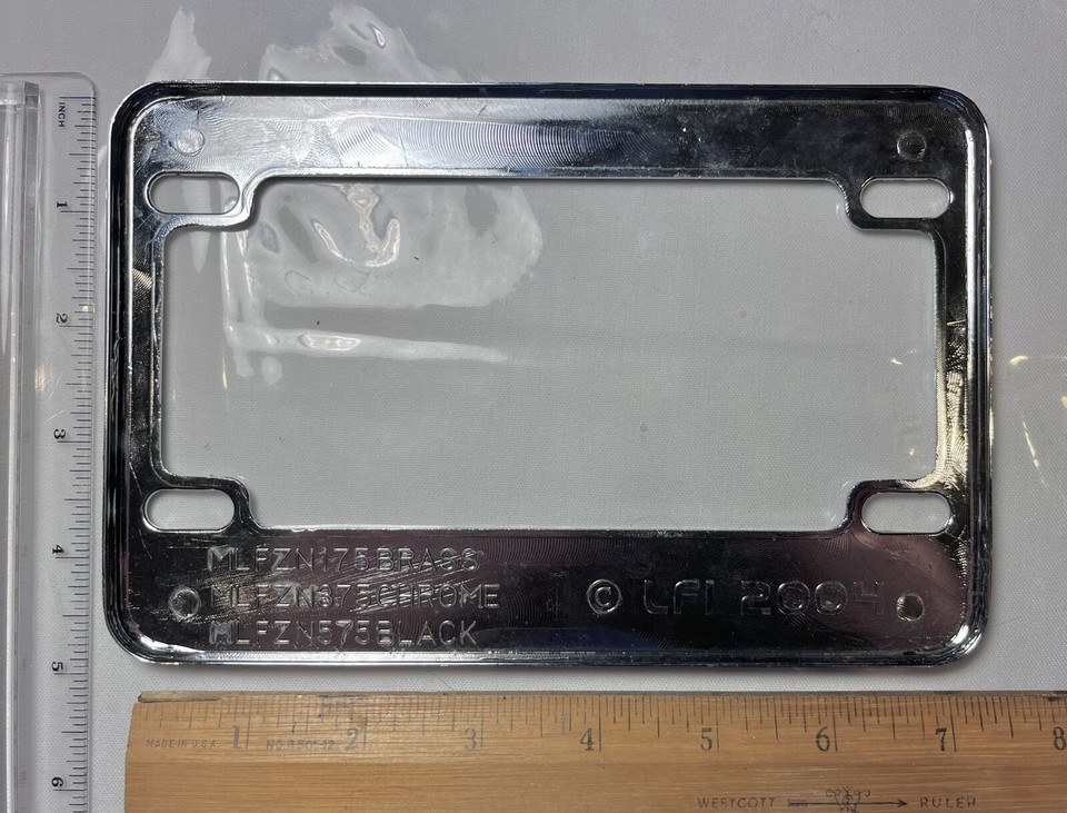 Vespa Lebanon, Pa. Chrome License Plate Frame - NEW | eBay