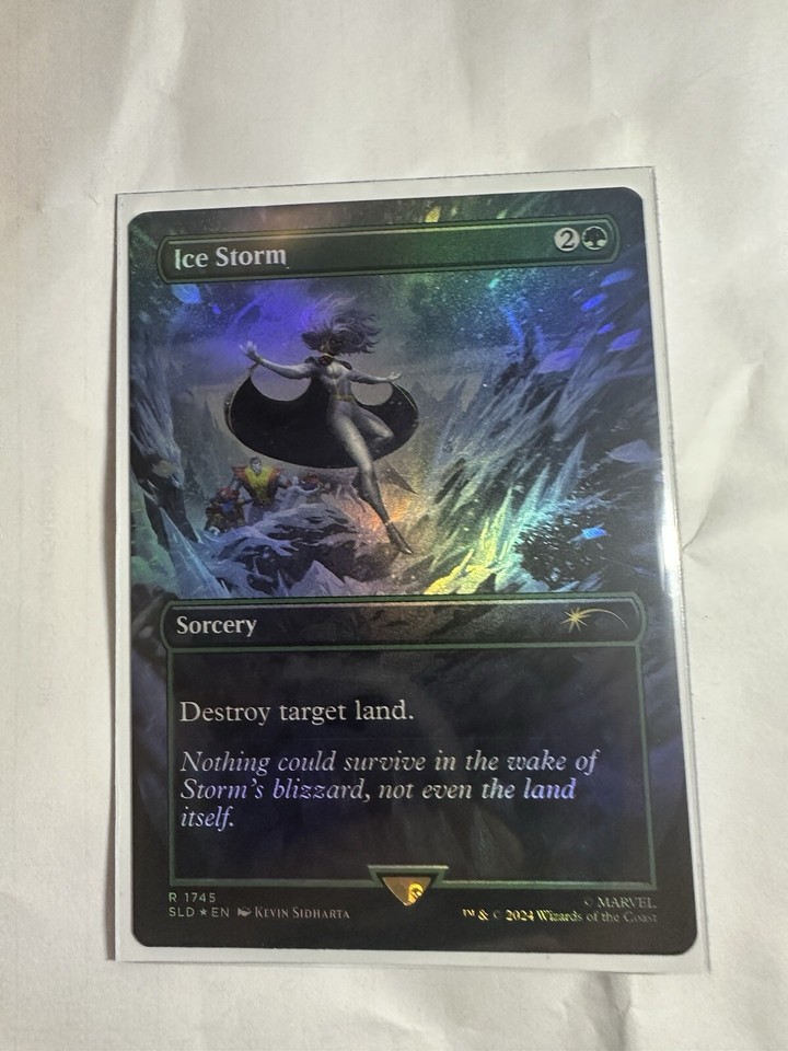 MTG - Ice Storm - Rainbow Foil - Storm Marvel Secret Lair Drop | eBay
