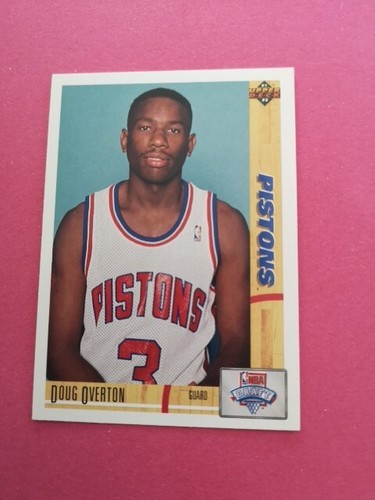 Doug Overton Rookie Card Detroit Pistons Carte Basket NBA Upper Deck ...