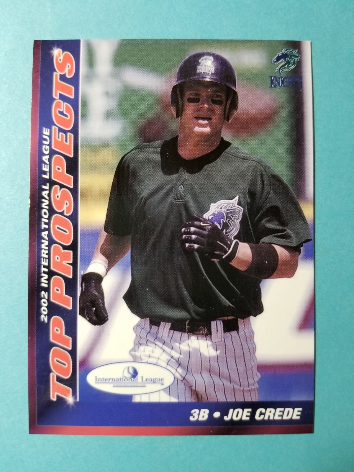 JOE CREDE * RC ROOKIE TOP PROSPECTS #12 CHARLOTTE KNIGHTS - 2002 ...