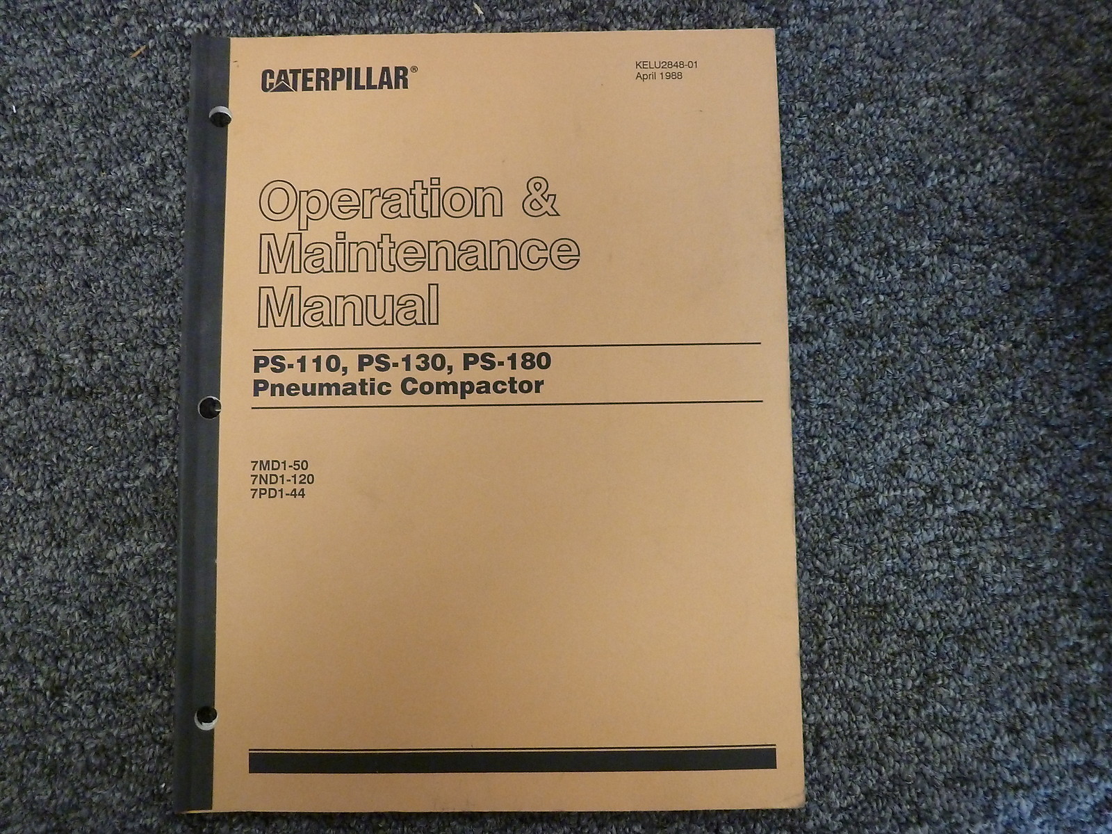 Caterpillar Cat PS110 PS130 PS180 Compactor Owner Operator Maintenance ...