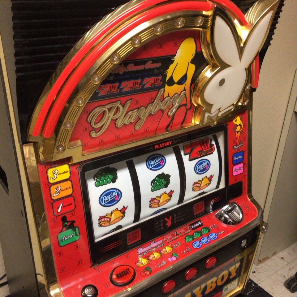 2007 Playboy Licensed Yamasa Japanese Slot Machine With Key, Manual ...
