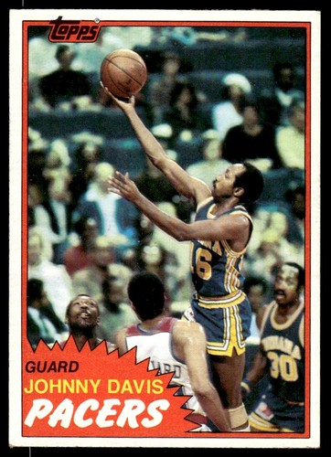 1981-82 Topps Johnny Davis Indiana Pacers #16 | eBay