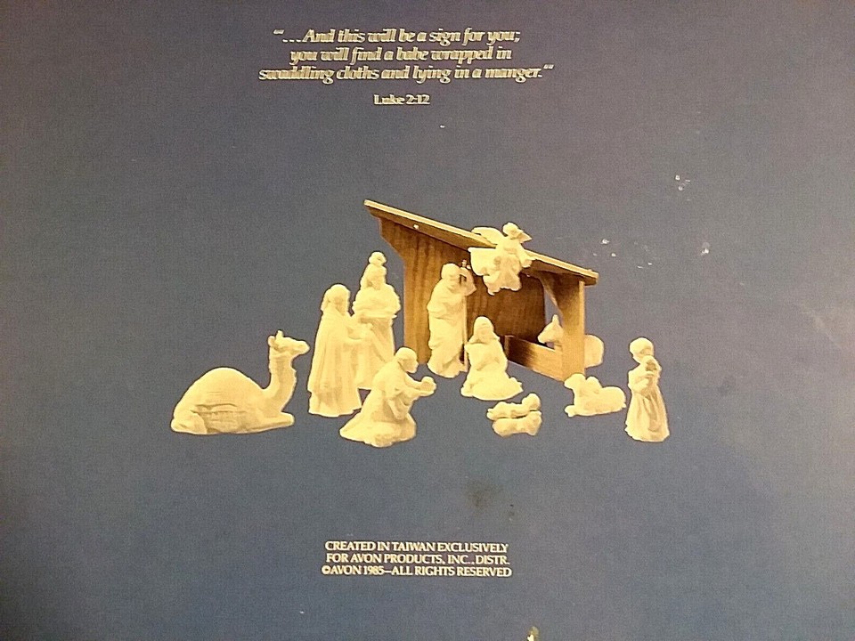 AVON Nativity Collectibles ~COMPLETE YOUR SET~ White Vintage Porcelain ...