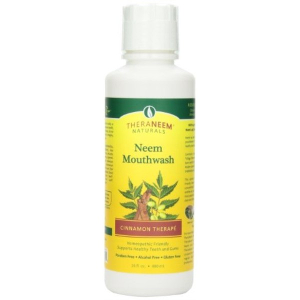 TheraNeem Organix Neem Mouthwash Cinnamon Therape 16 Ounce for sale ...