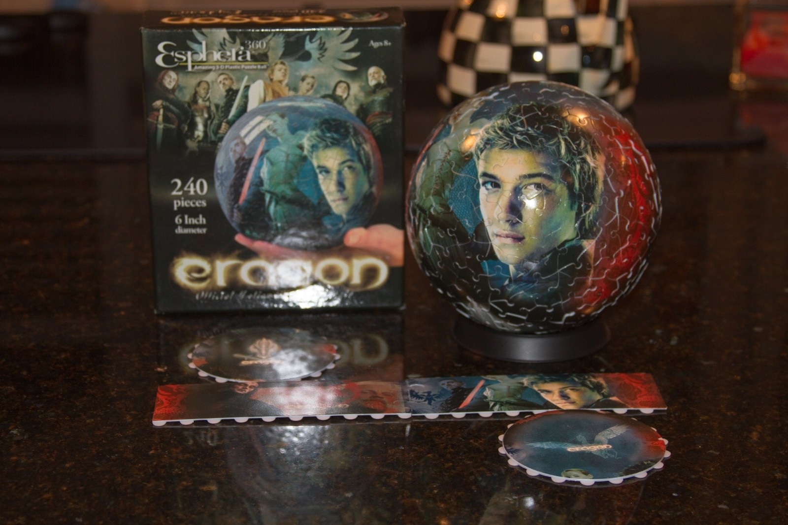 Eragon 3D Sphere Puzzle Ball (240-Piece Esphera 360 Degree Puzzle) 6 ...