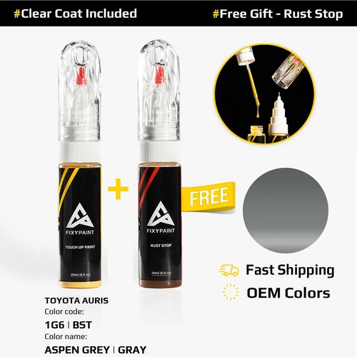 Car Touch Up Paint For TOYOTA AURIS Code: 1G6 | BST ASPEN GREY | GRAY ...