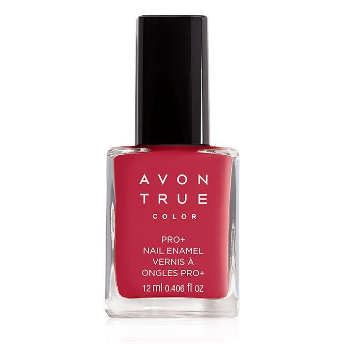 2,AVON TRUE COLOR PRO+NAIL ENAMEL ROYAL RED NIB(2PIECES) | eBay