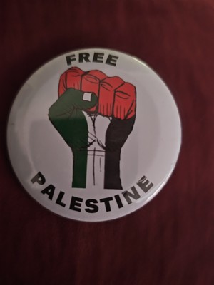 Palestine Palestinian Solidarity Gaza West Bank FLag PLO 2.25" Button ...