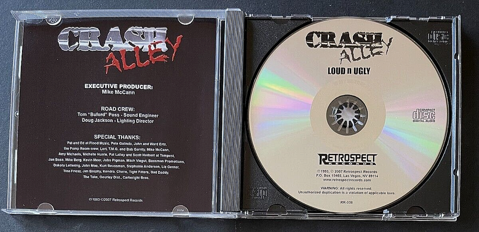 CRASH ALLEY Loud N Ugly cd CLEAVAGE Hard Knox LANCIA Rock Boulevard SGT ...