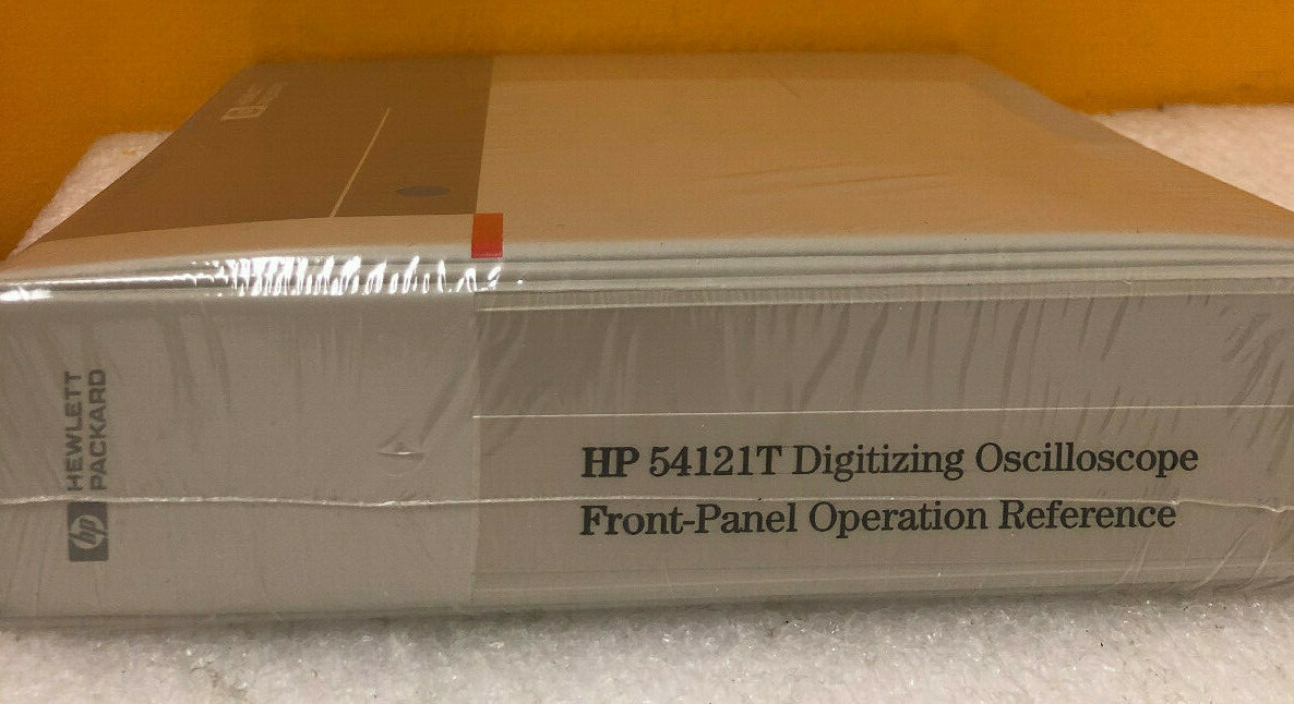HP 54121-90906 54121T Digitizing Oscilloscope Front-Panel Operating Reference | eBay