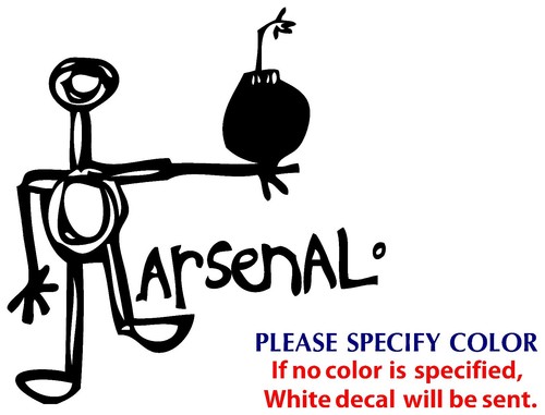 Arsenal Metal Music Rock Band POP JDM TV Vinyl Sticker Decal Car Window ...