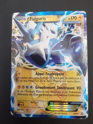 Carte pokémon Fulguris EX Team Plasma Promo BW81 | eBay