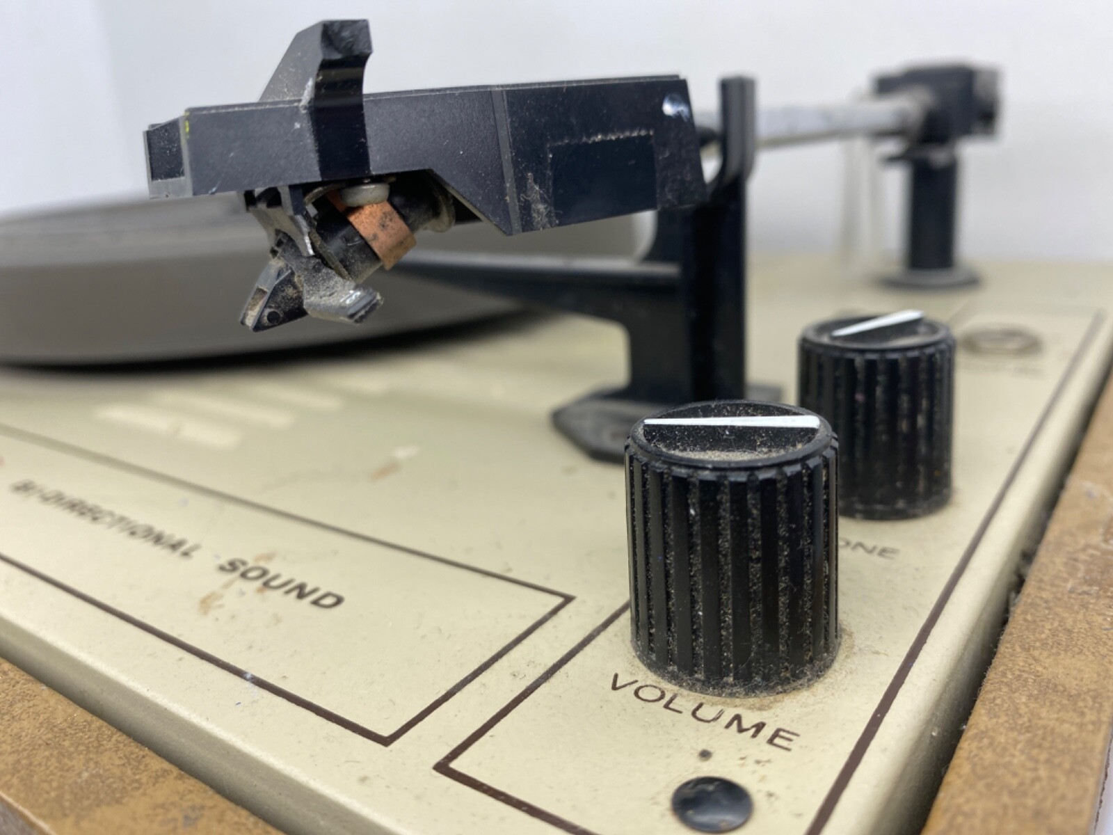 Vintage Audiotronics 304E Record Player Turntable Bi-Directional Sound ...