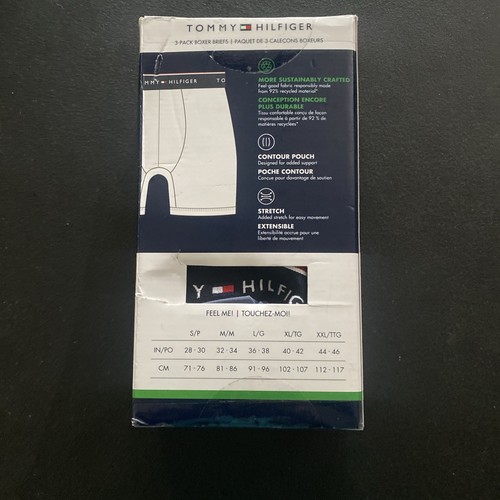 New 3 Pack TOMMY HILFIGER Men’s Contour Pouch Boxer Briefs Underwear ...